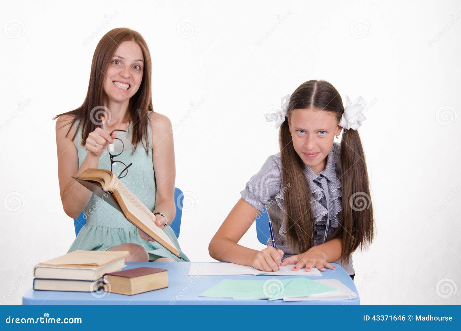 The Teacher is Angry with Student Stock Photo - Image of class, student ...