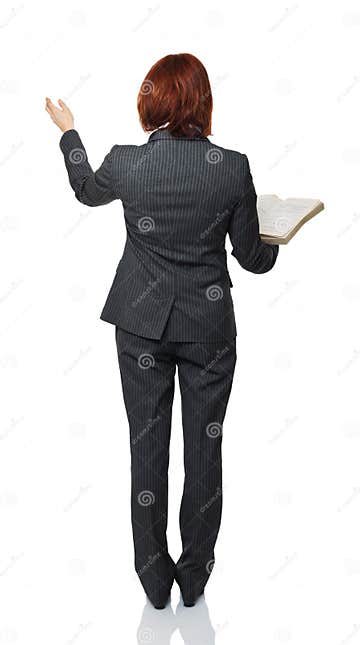 Teacher back view stock photo. Image of lesson, portrait - 22544400