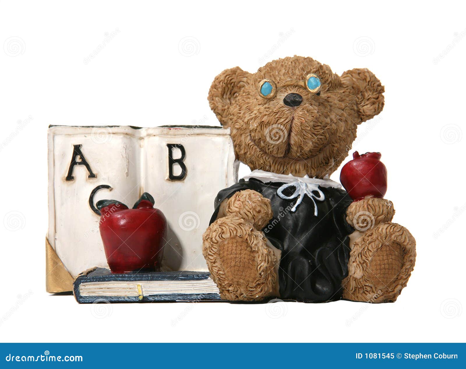 Teacher Bear stock image. Image of education, focused - 1081545