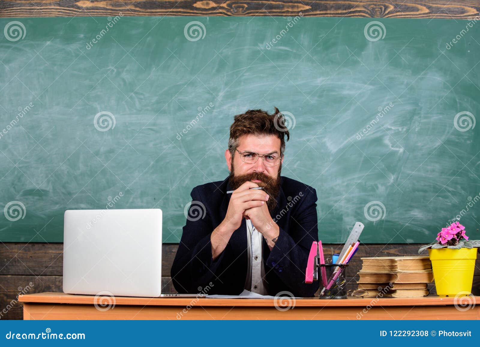 Teacher Bearded Mature Schoolmaster Listening with Attention. Teacher ... Teacher Bearded Mature Schoolmaster Listening with Attention. Teacher ...