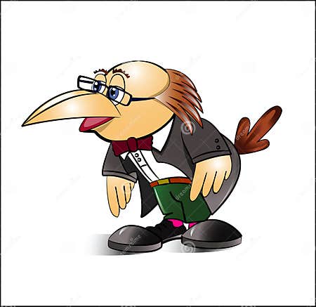 Teacher, bird stock illustration. Illustration of drawing - 13072594