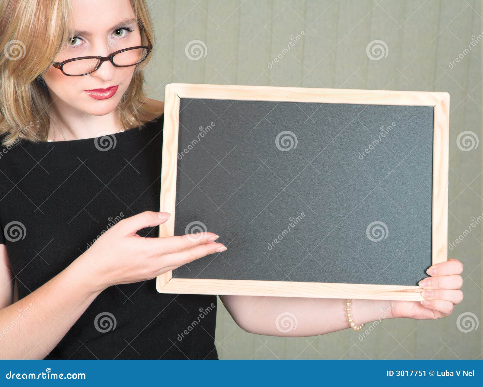 Teacher with blackboard stock image. Image of college - 3017751