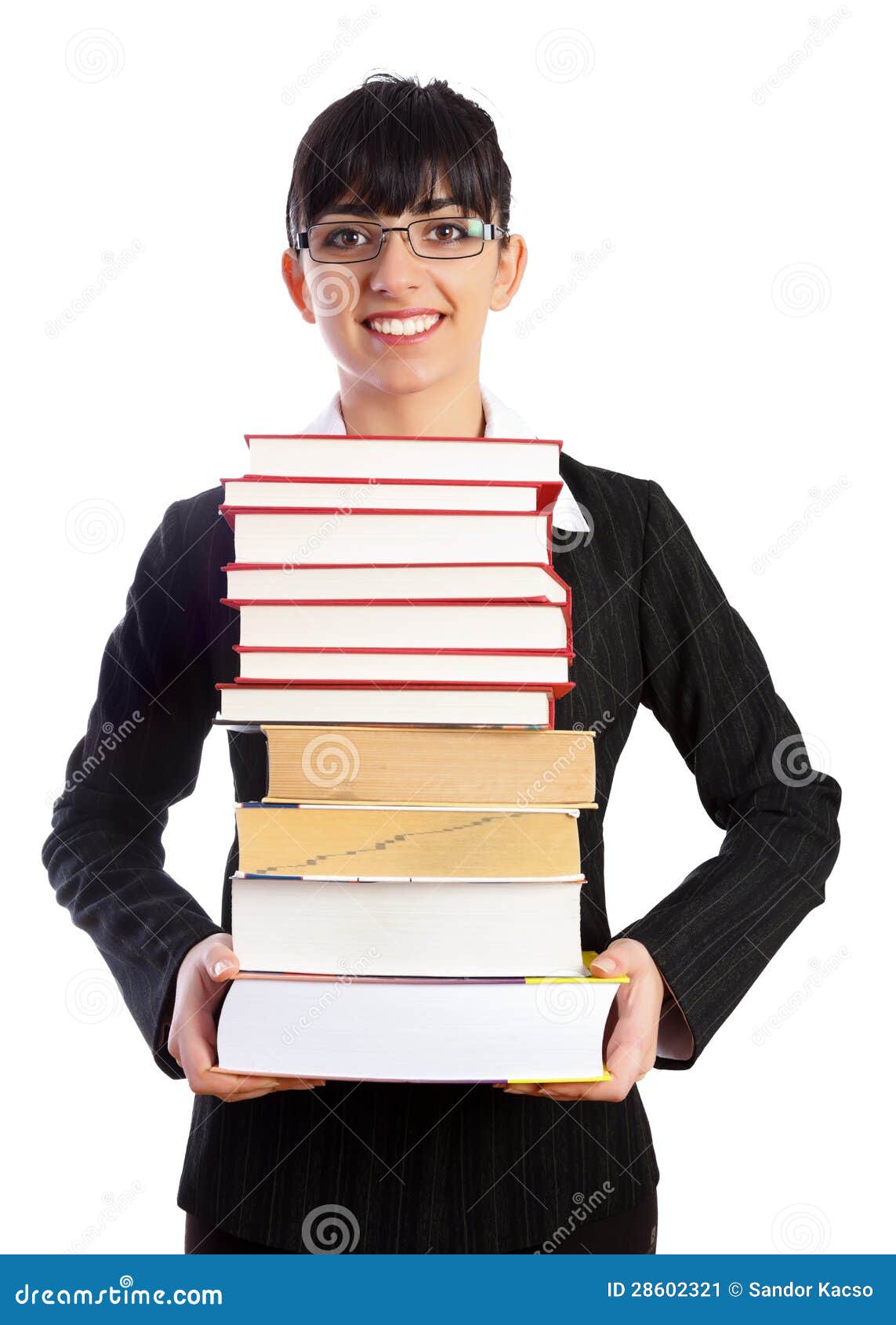 Teacher with Books stock image. Image of cute, beautiful - 28602321