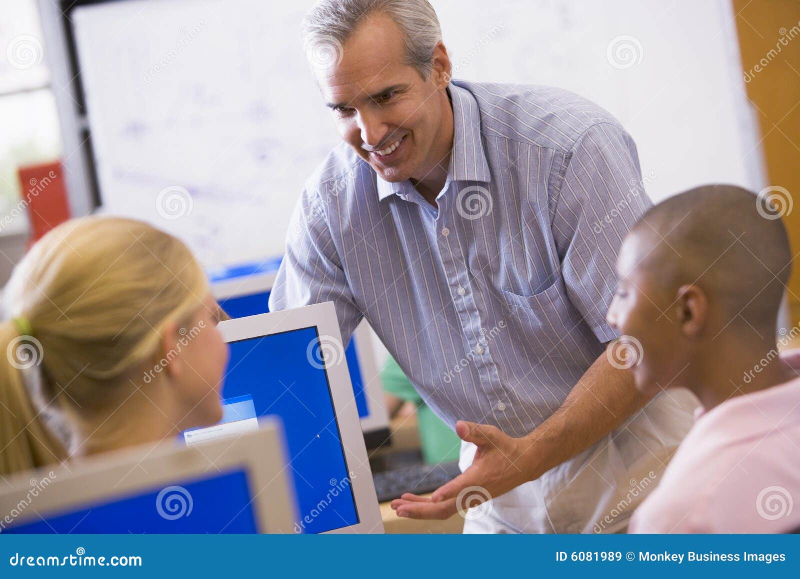 IT Teacher Demonstrating In Class Royalty Free Stock Images - Image ...