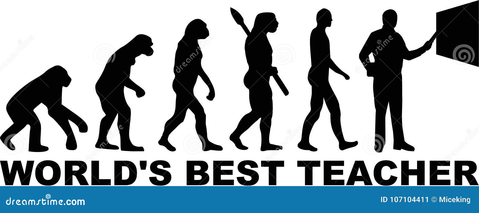 Classroom Evolution Cartoon Vector | CartoonDealer.com #109266533