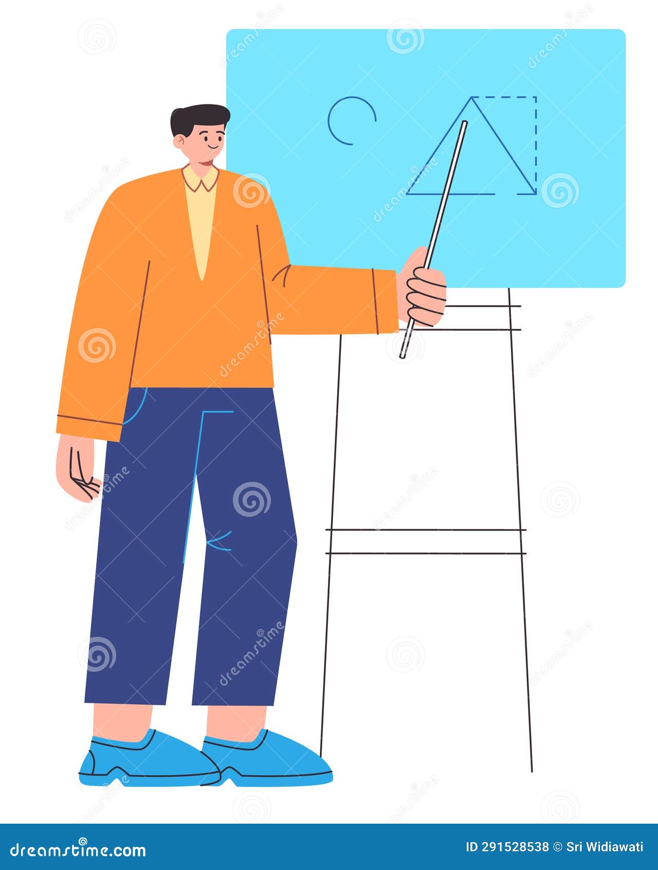 Math Professor Royalty-Free Illustration | CartoonDealer.com #76658334