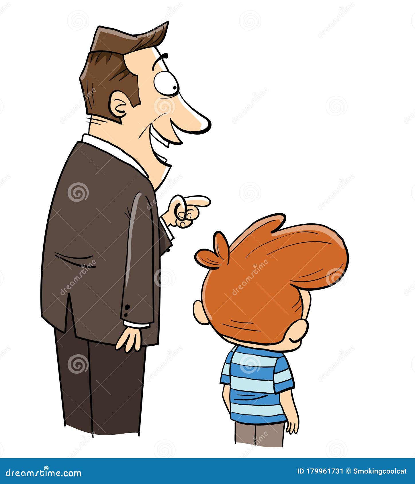 Teacher Explaining Something To a Student and Pointing Stock ...