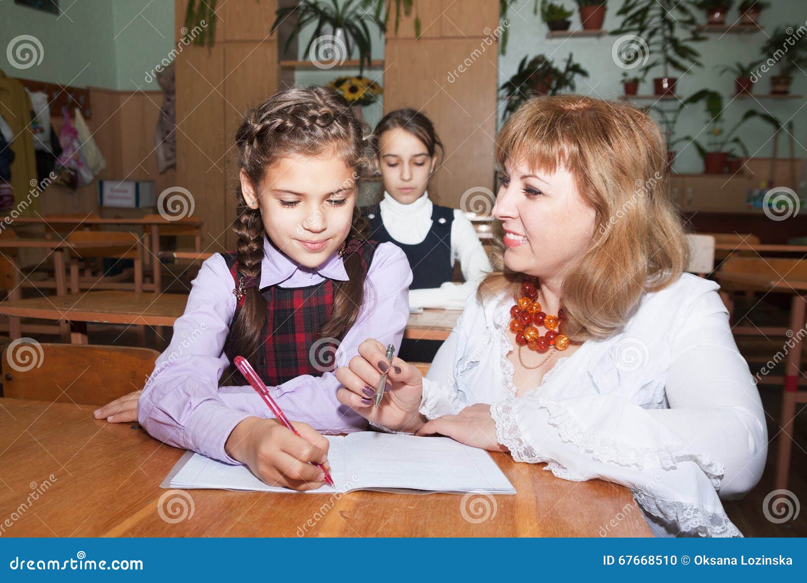 Teacher explains disciples stock photo. Image of class - 67668510