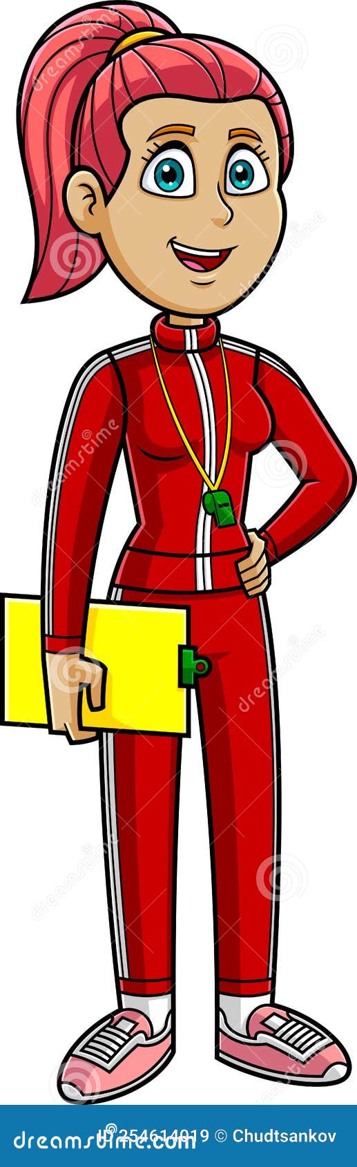 Female Teacher Cartoon Character