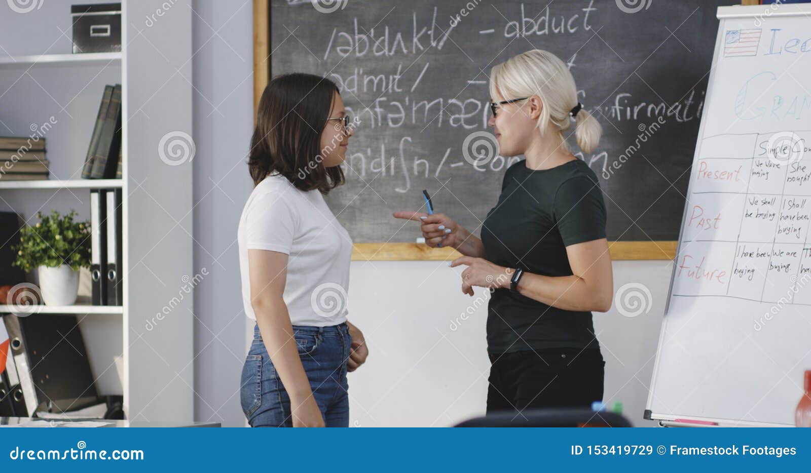 Teacher Giving Instruction To Student Stock Image - Image of ...