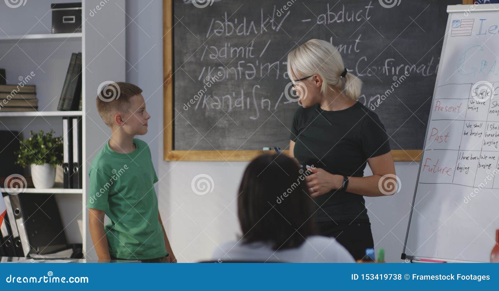 Teacher Giving Instruction To Student Stock Photo - Image of students ...