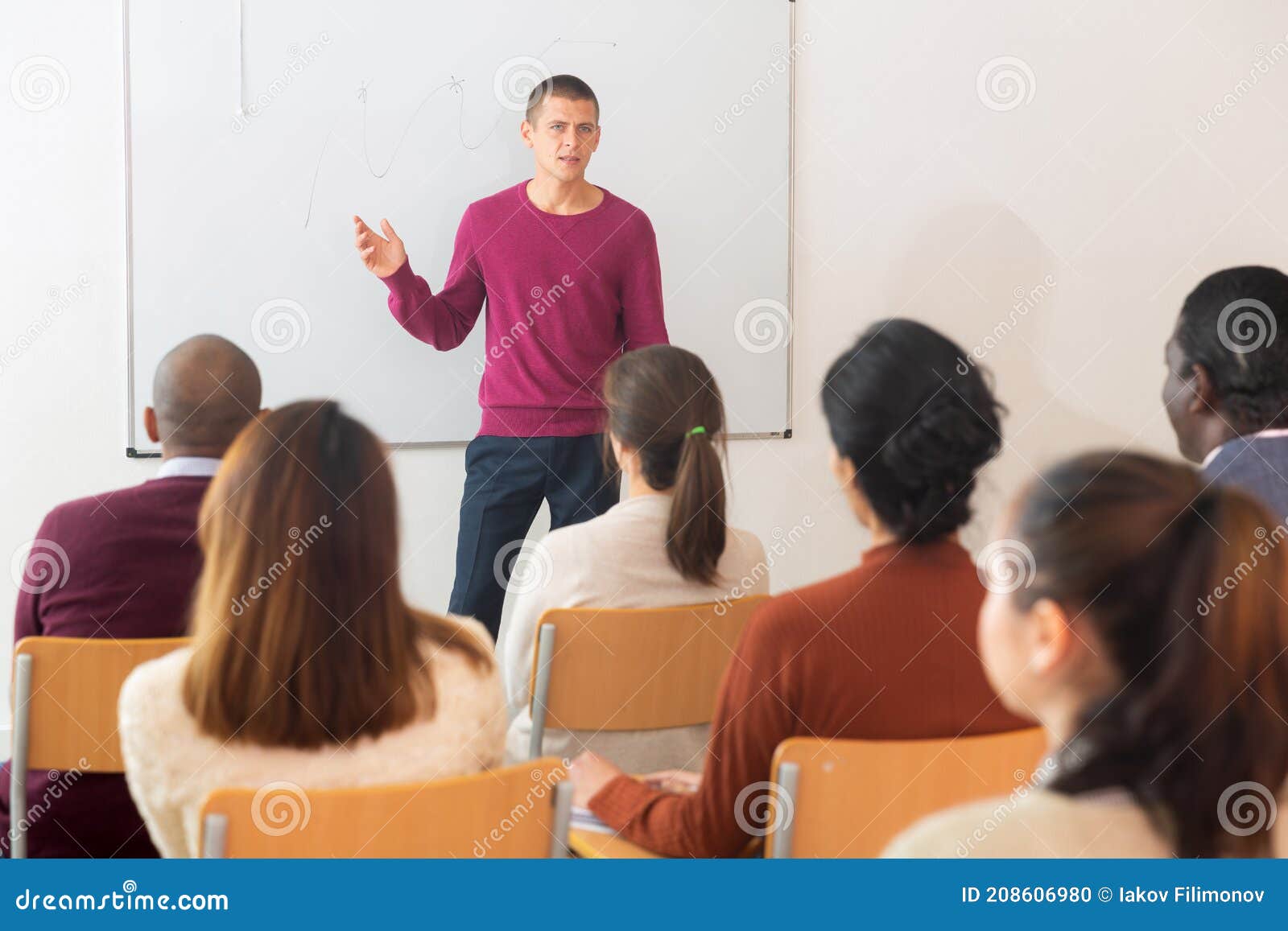 Teacher is Giving Lecture for Students in Class Stock Photo - Image of ... Teacher is Giving Lecture for Students in Class Stock Photo - Image of ...