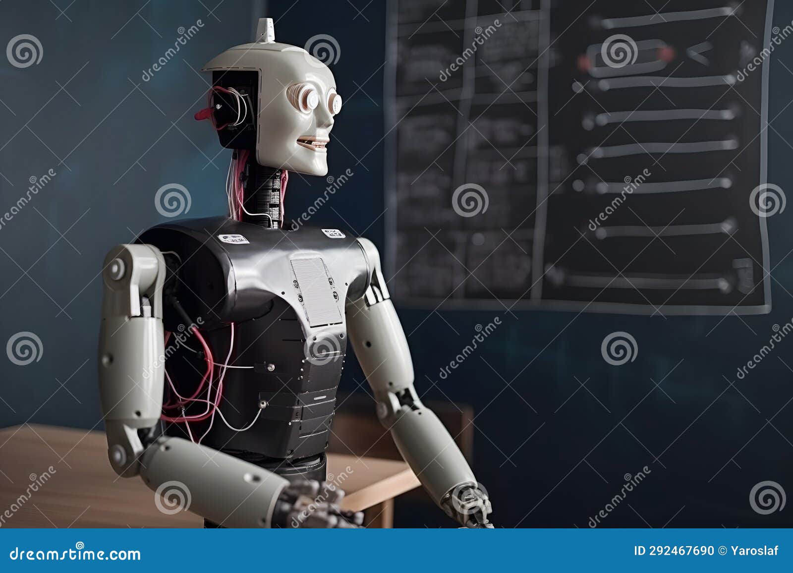 Teacher Humanoid Robot Learning and Solving Education Problems in ...