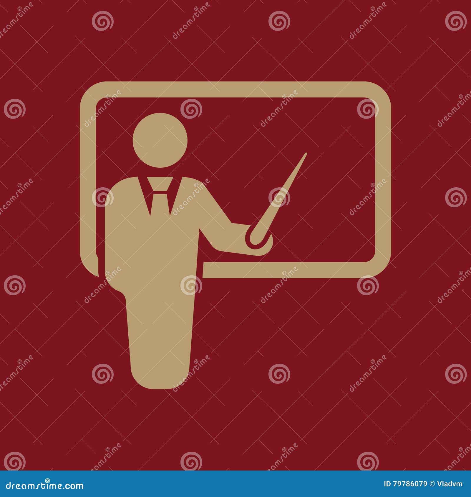 Teacher Icon. Education Symbol Sign Pictogram Icon Royalty-Free Stock ...