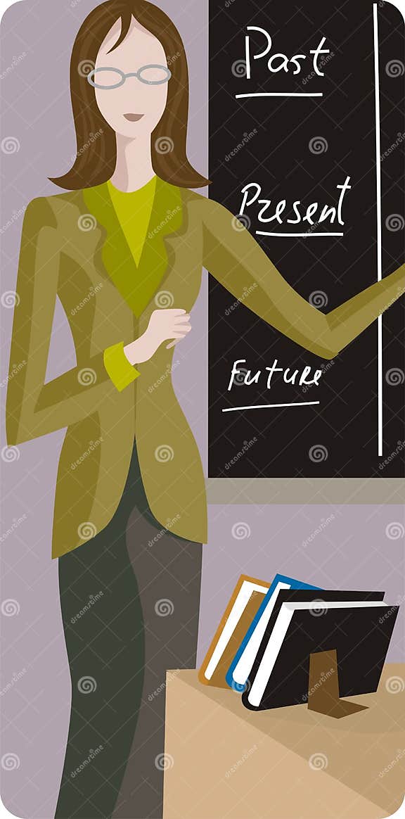 Teacher Illustration Series Stock Vector - Illustration of education ...