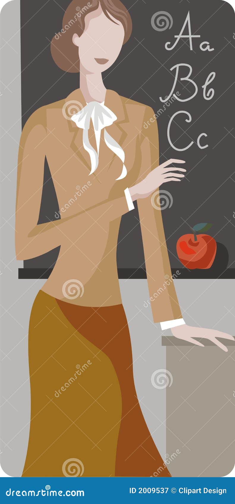 Teacher Illustration Series Stock Vector - Illustration of clip, vector ...