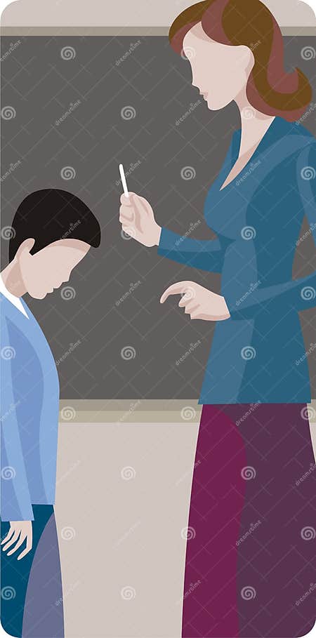 Teacher Illustration Series Stock Vector - Illustration of people ...