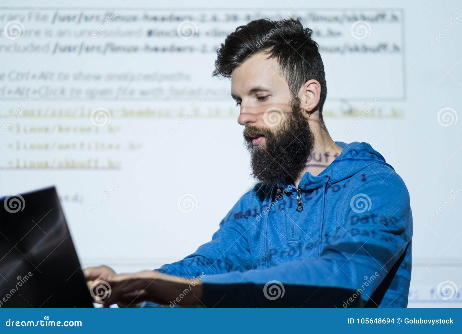 Teacher Seo Courses Optimization Content Internet Stock Photo - Image ...