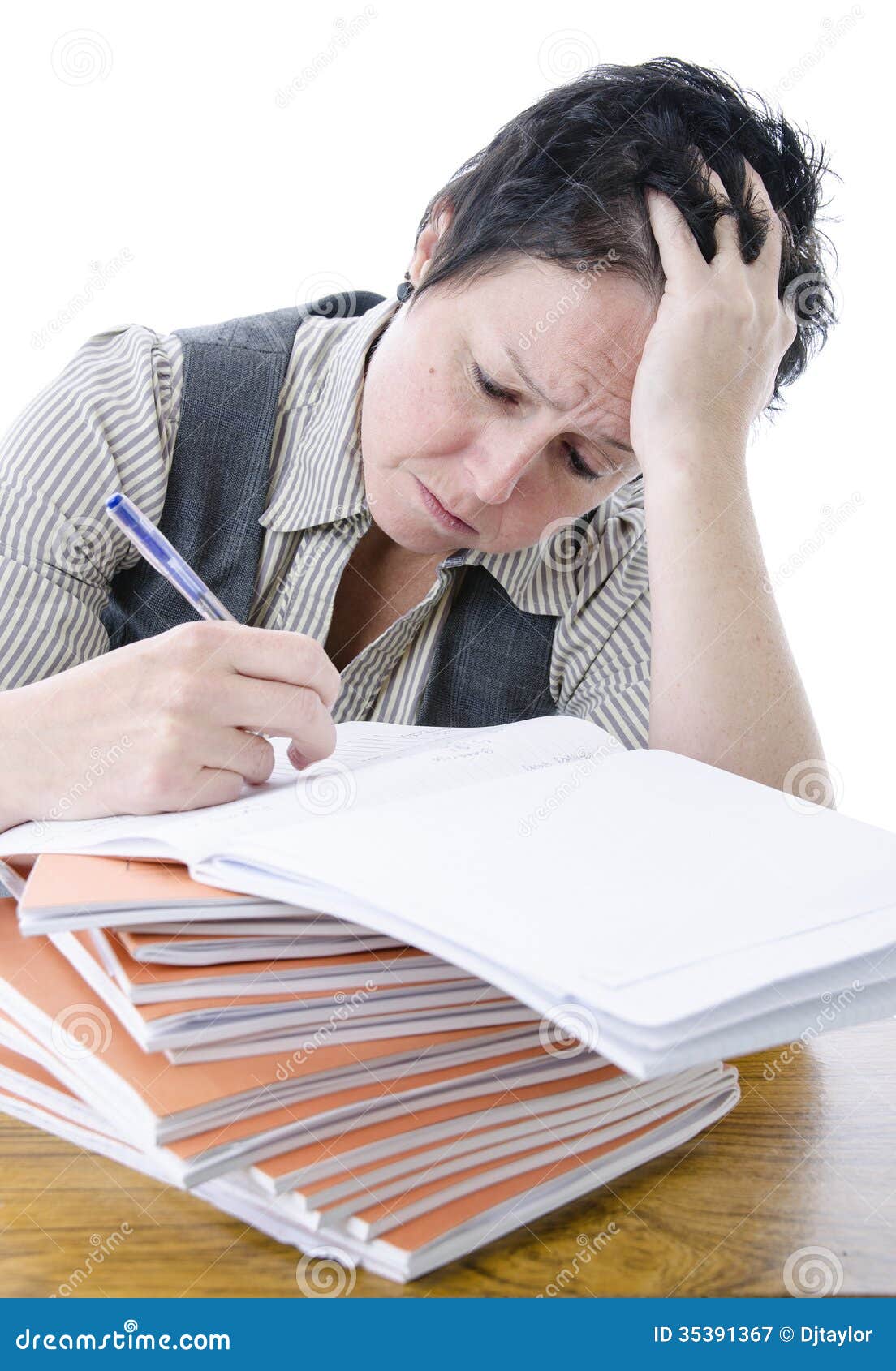 Marking X On Lazy And Check On Hardworking Royalty-Free Stock Image ...