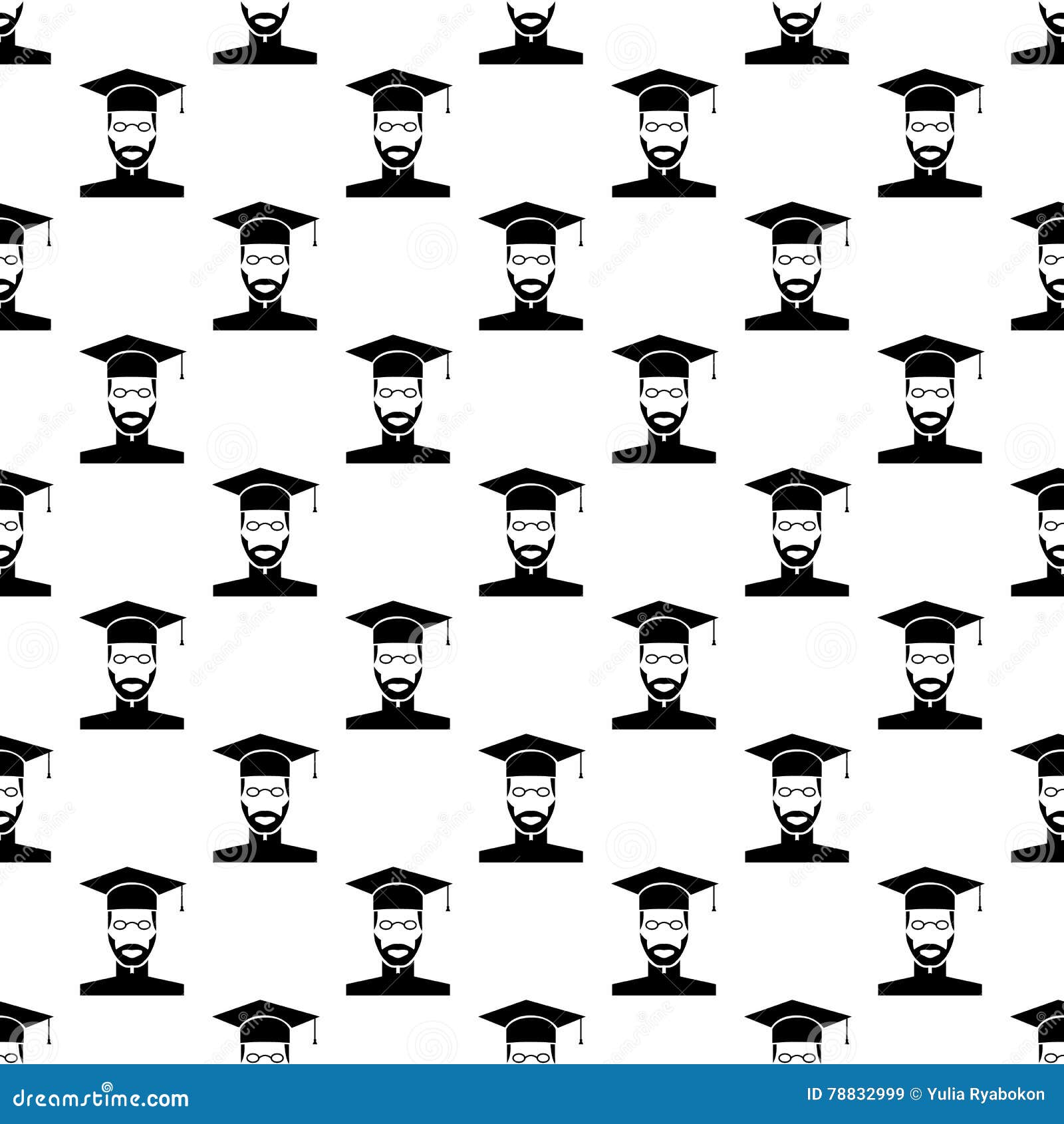 Teacher pattern seamless stock vector. Illustration of intellect - 78832999