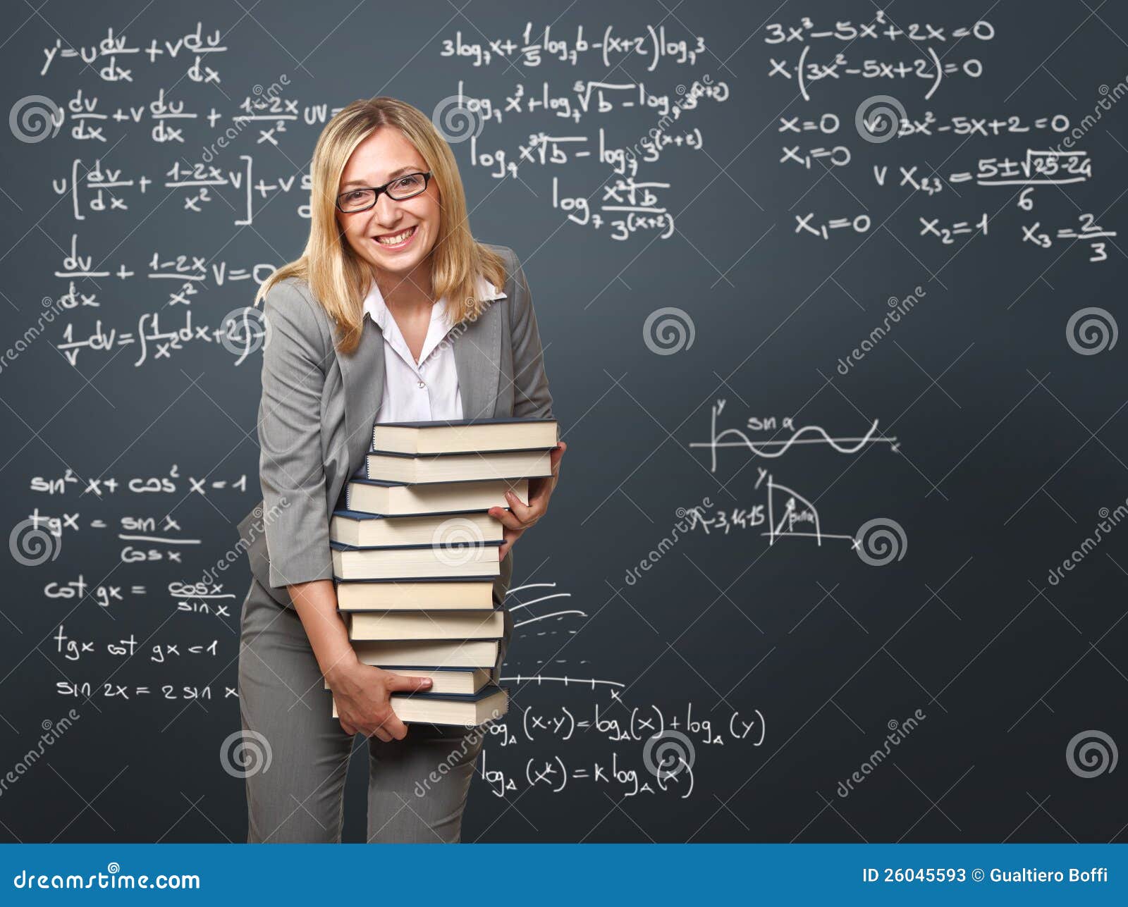 Teacher Portrait Stock Photos - Image: 26045593