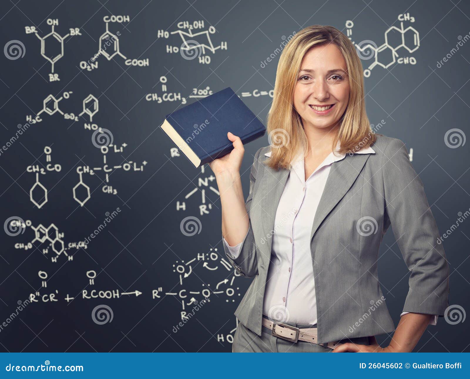 Teacher portrait stock photo. Image of adult, college - 26045602
