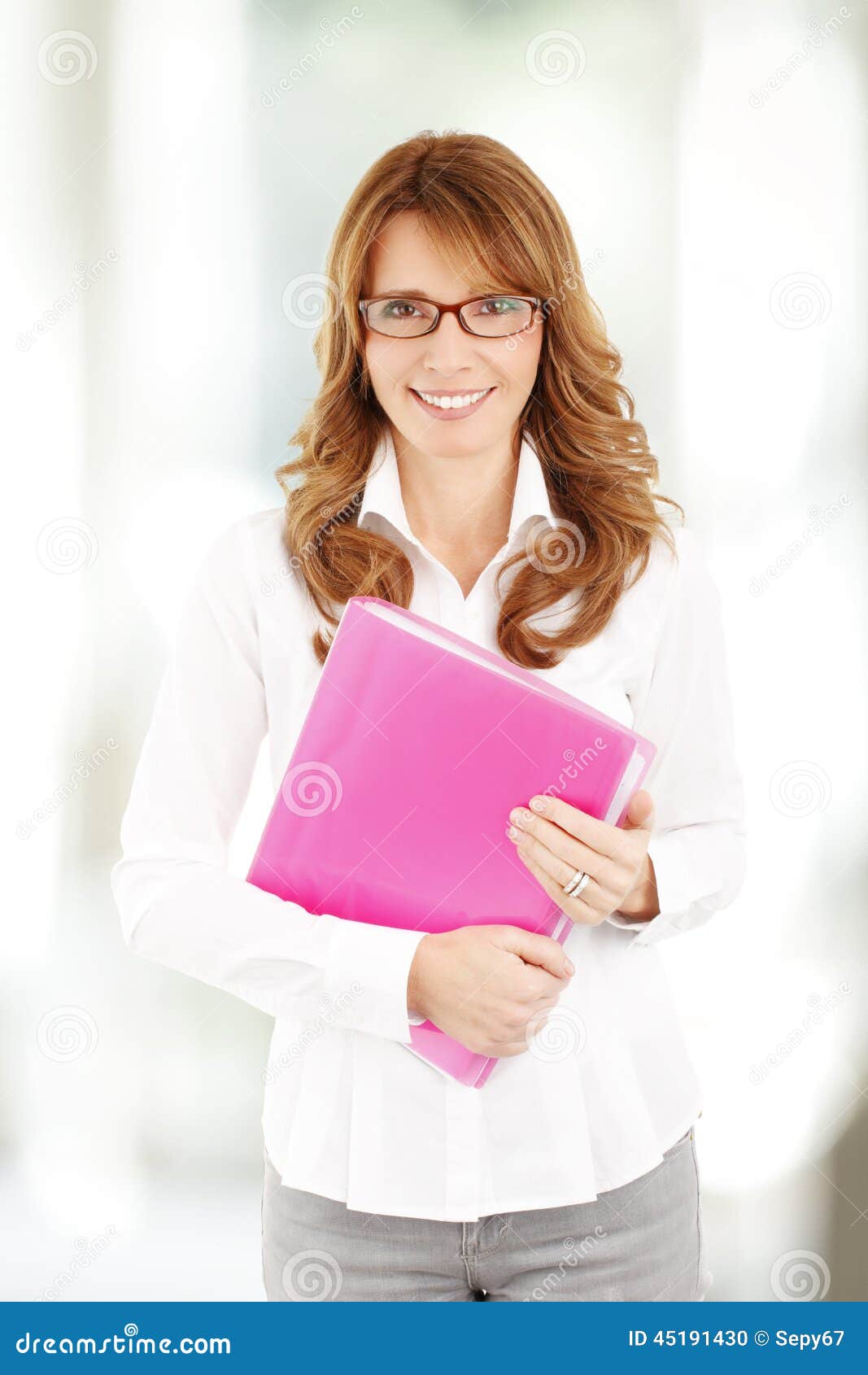 Teacher portrait stock photo. Image of degree, back, elementary - 45191430