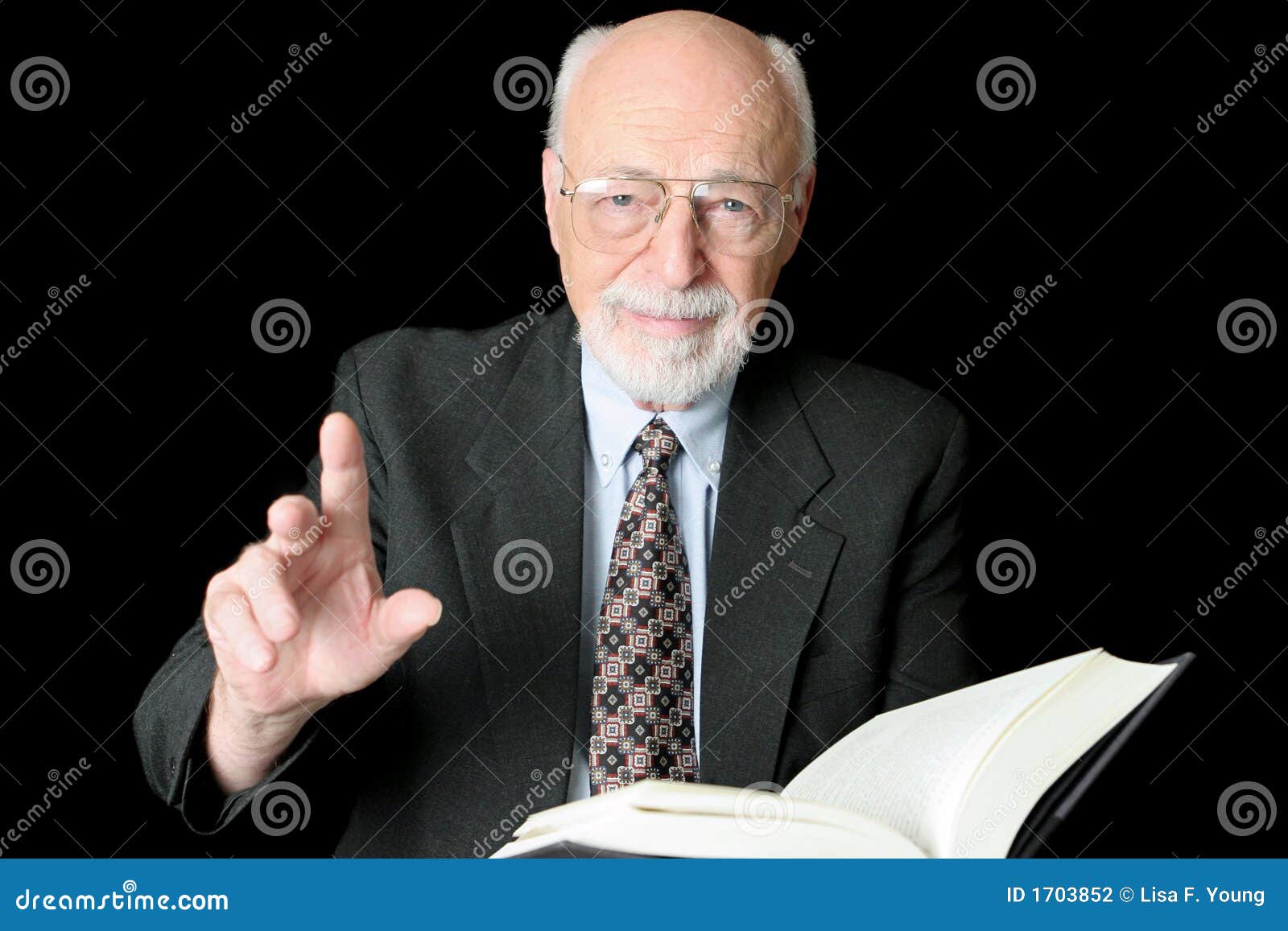 Teacher or Preacher Horizontal Stock Photo - Image of businessman ...