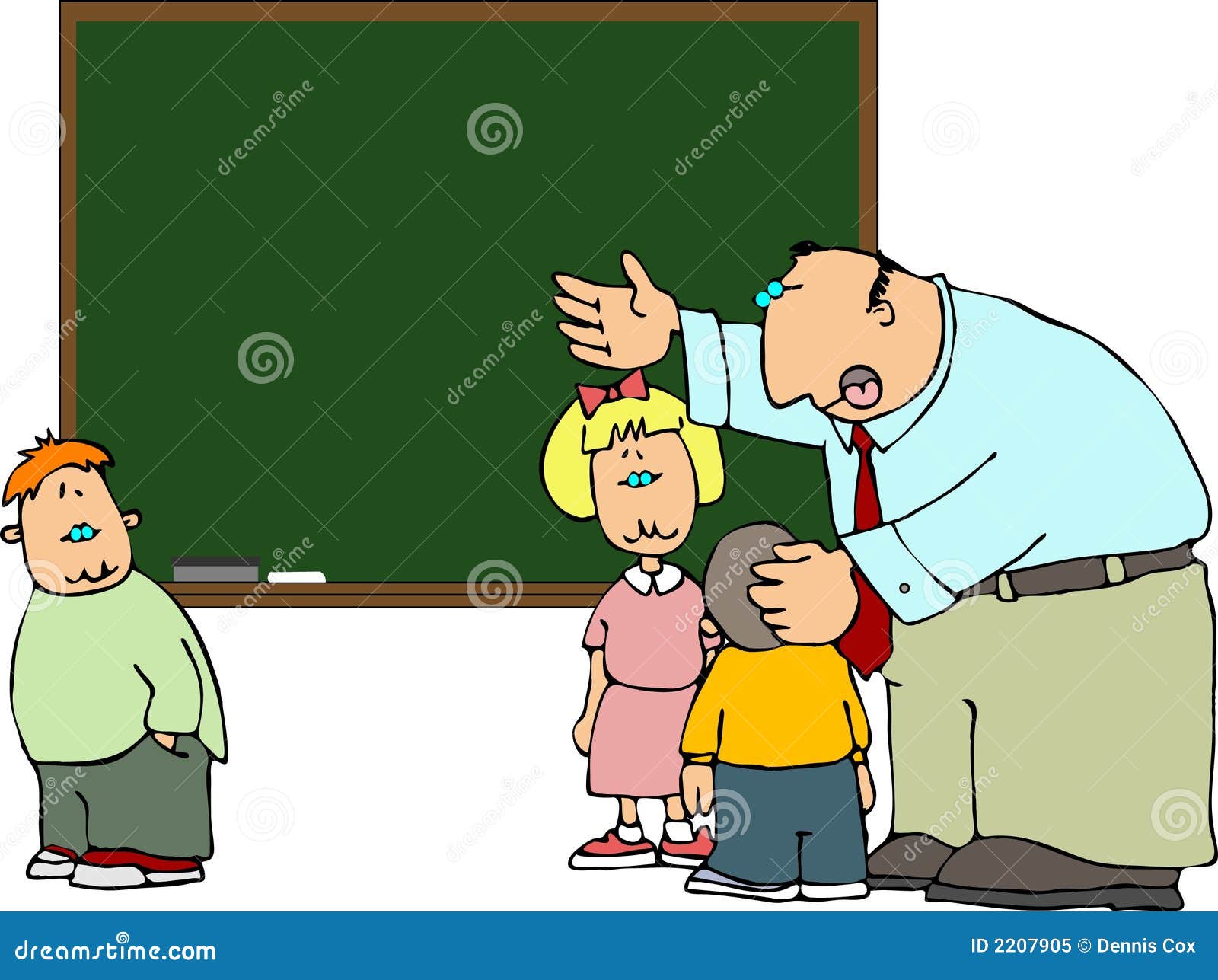Teacher s Explanation stock vector. Illustration of instructor - 2207905