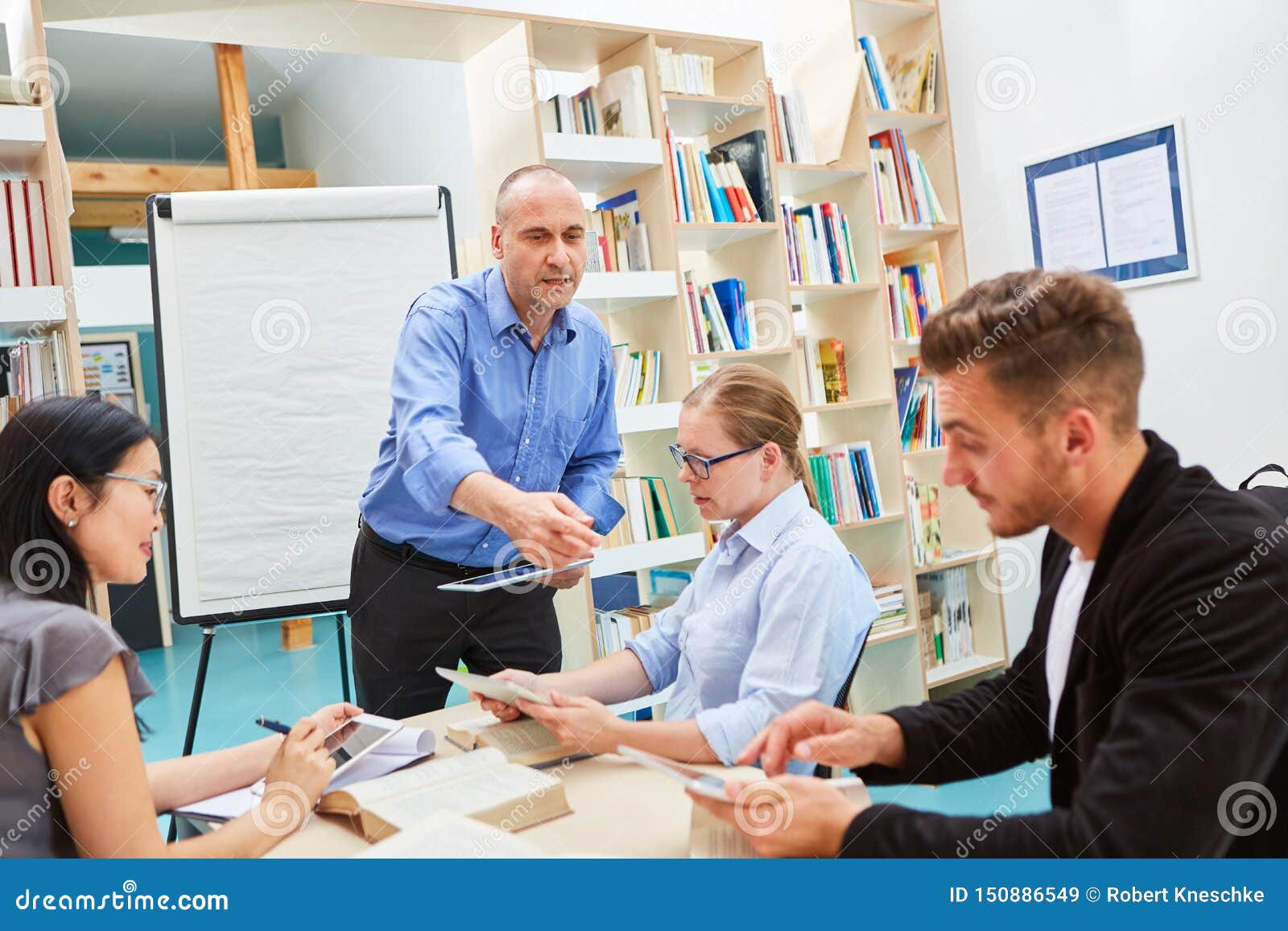 Teacher in a Seminar for Adult Education Stock Image - Image of adult ...
