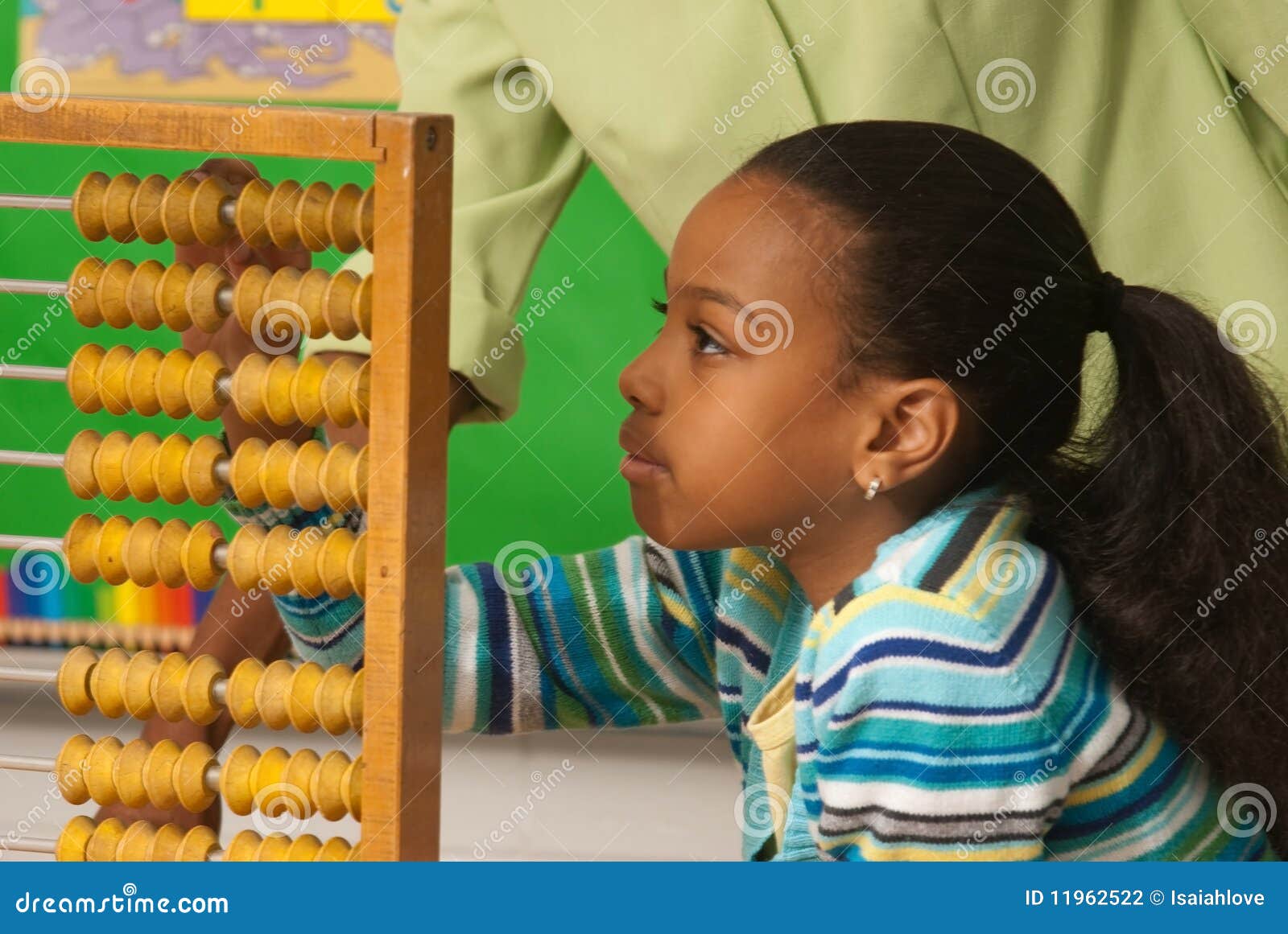 A Teacher Showing How To Use a Abacus Stock Photo - Image of child ...