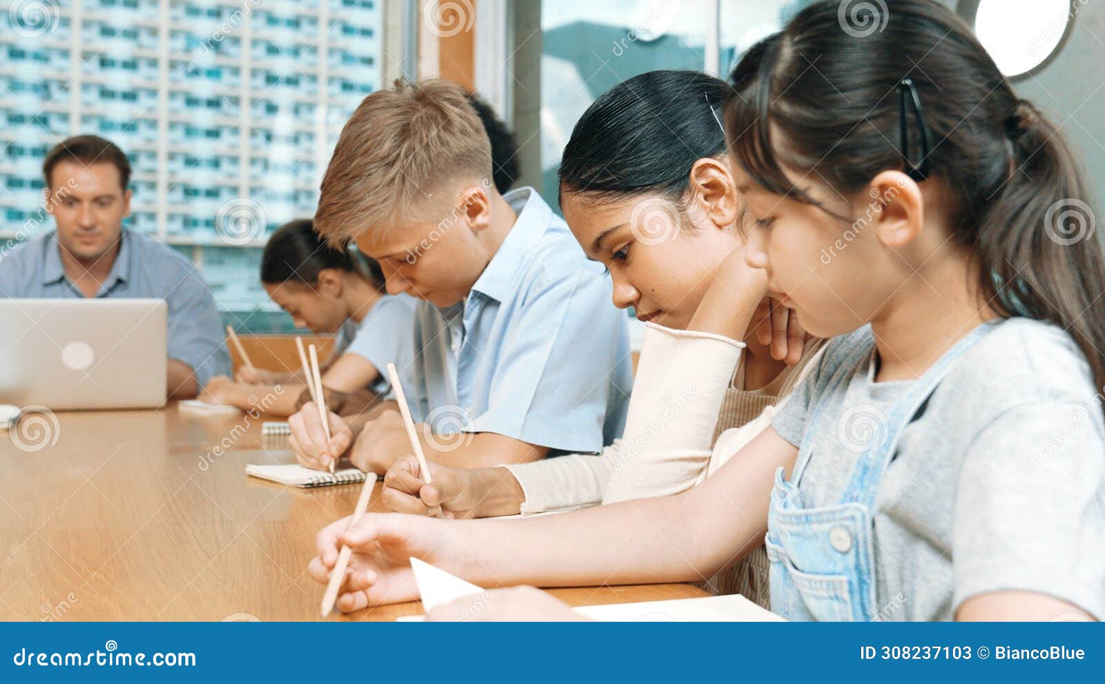 Teacher and Student Clap Hand To Celebrate for Successful Project ...