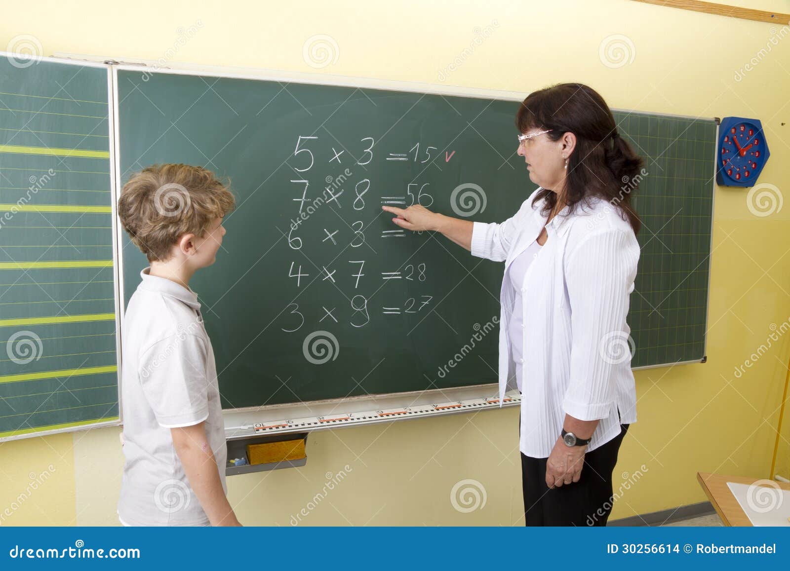 School stock photo. Image of classroom, blackboard, mathematics - 30256614