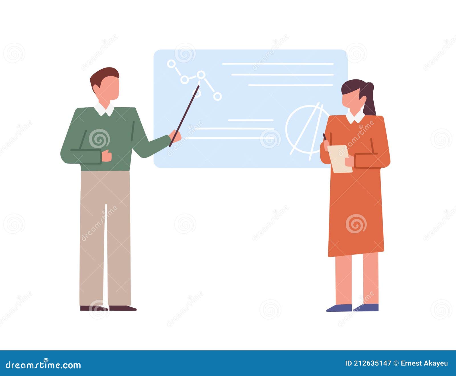 People Explaining Work Vector Vector Sign And Symbol Isolated On White ...