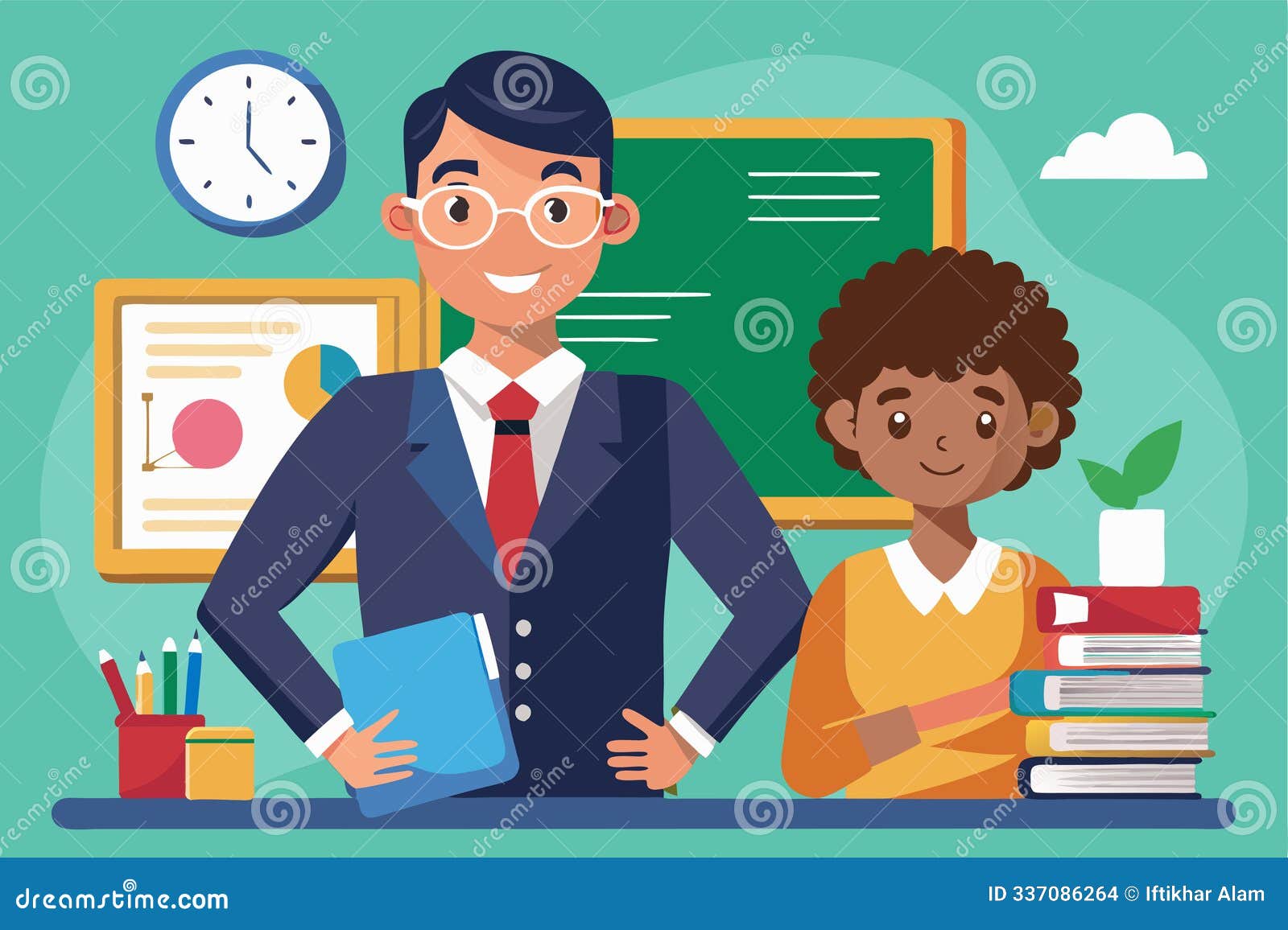 Student Filled Computer Lab With Desktops, Pupils Working, And ...