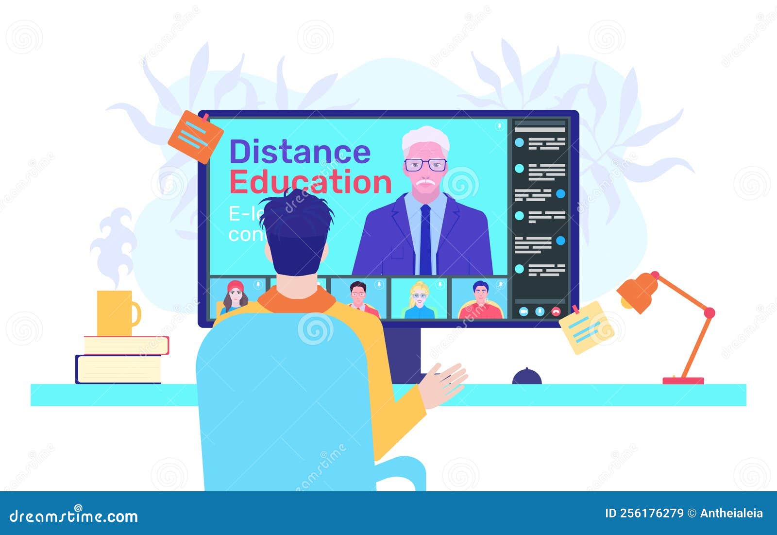 Diverse Students Using Computer Stock Illustrations – 6 Diverse ...
