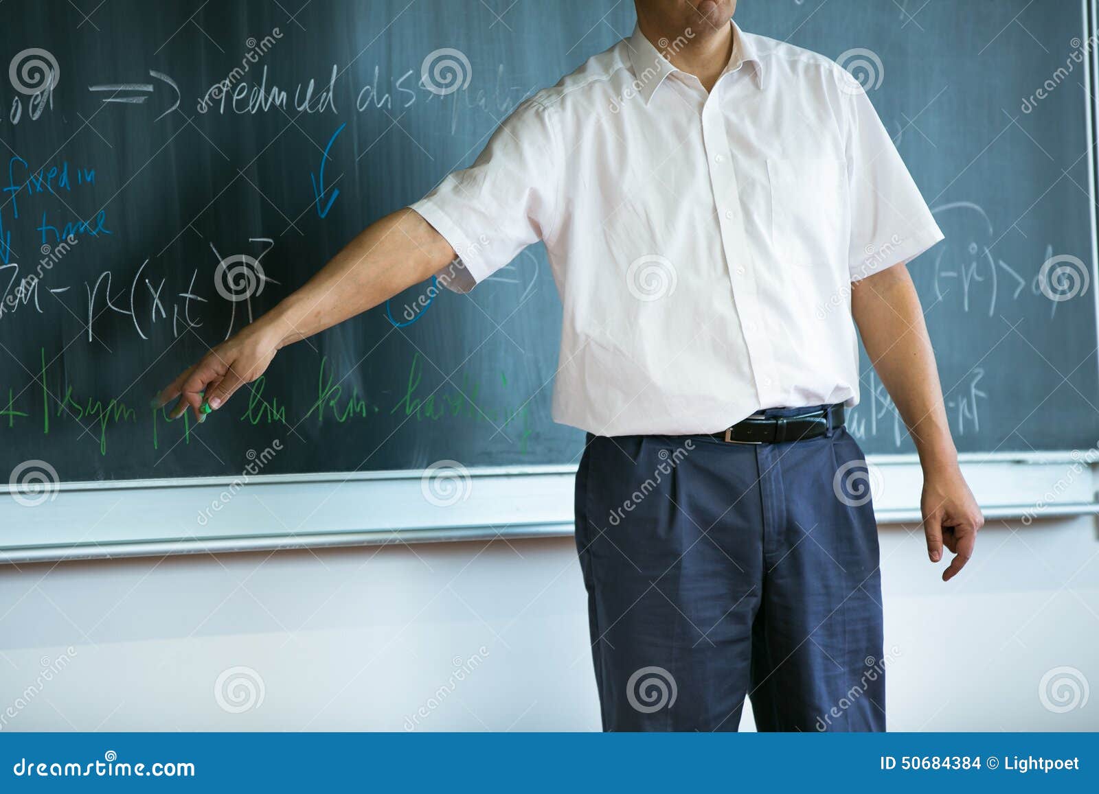 Teacher Teaching Mathematics Stock Photo - Image of knowledge, college ...