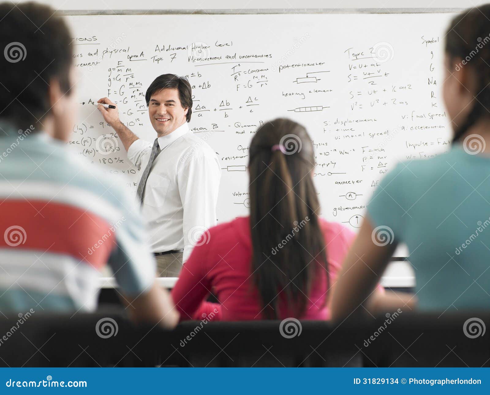 Teacher Teaching To Students in Class Stock Photo - Image of australia ...