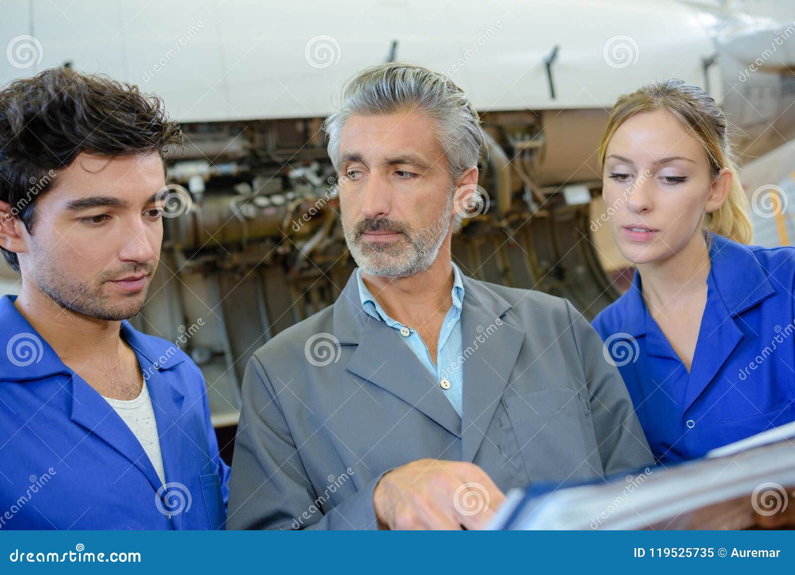Teacher Waiting for Answer from Engineering Student Stock Image - Image ...