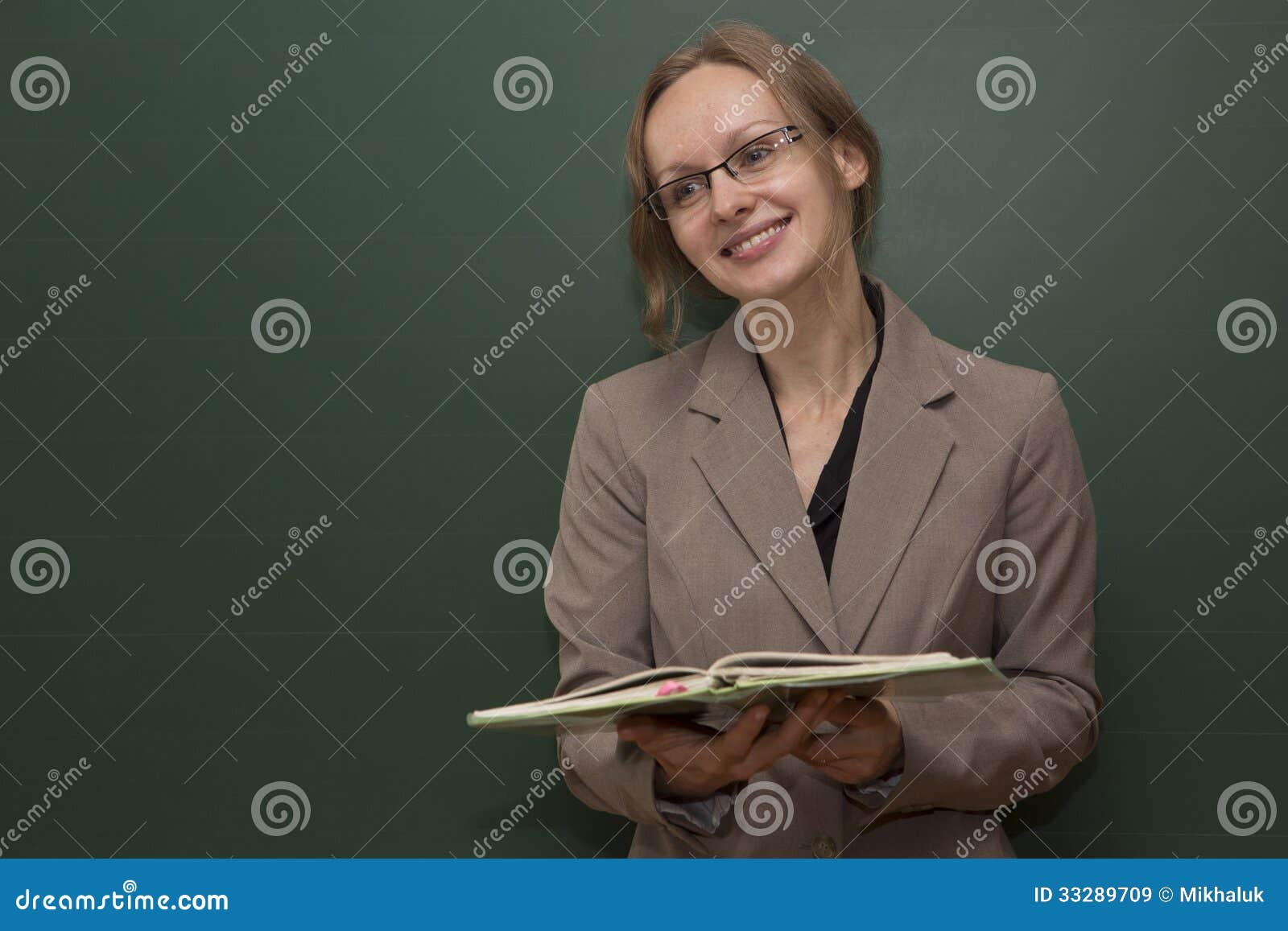 Teacher is Welcoming the Class Stock Image - Image of chalk, ready ...