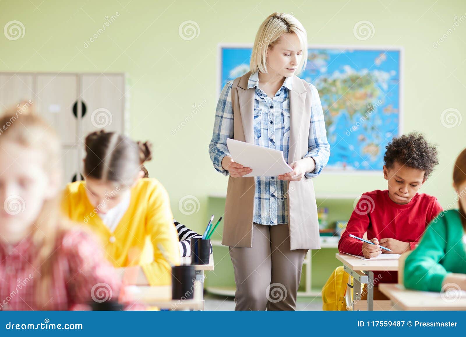 Teacher at work stock image. Image of knowledge, occupation - 117559487
