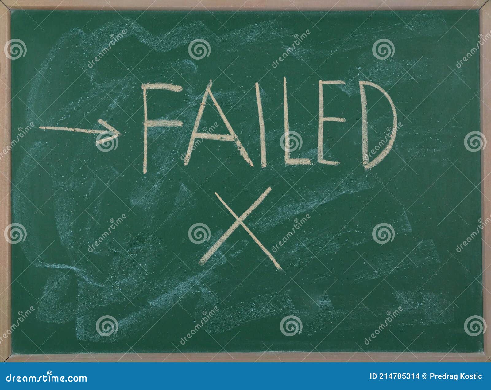 Failed. stock photo. Image of concept, black, creationism - 214705314