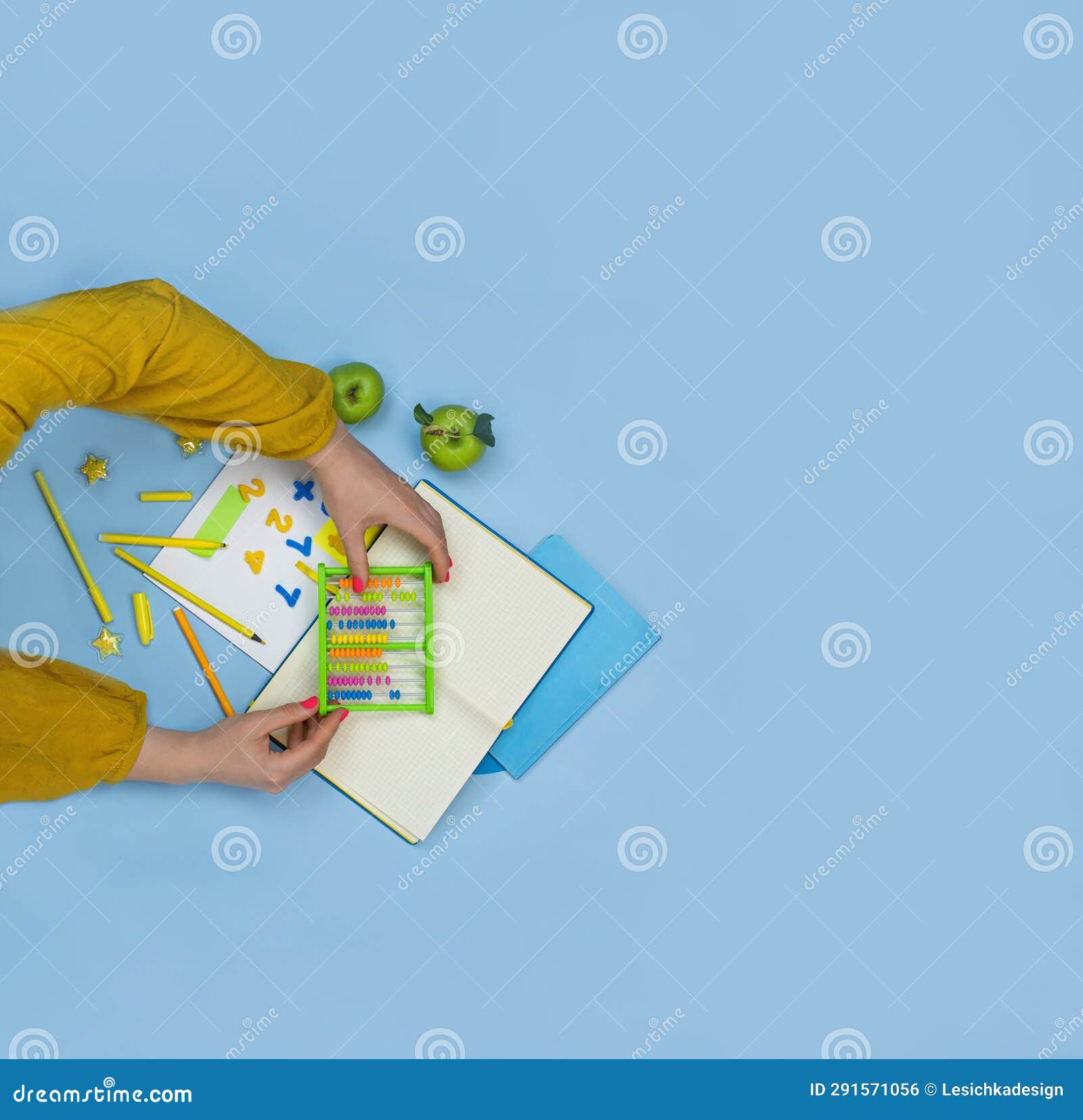 Teachers Hands on Table Background. Modern Methods To Studying ...
