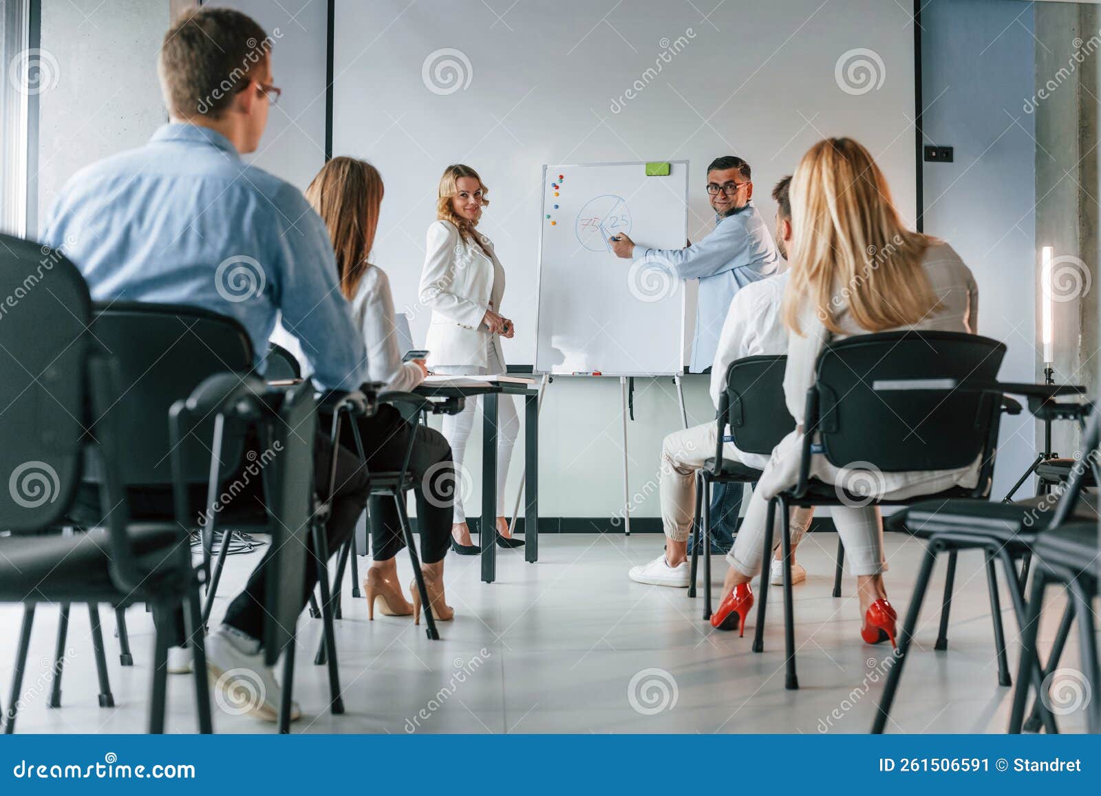 Teachers Making Master Class. Group of Professional Business People is ...