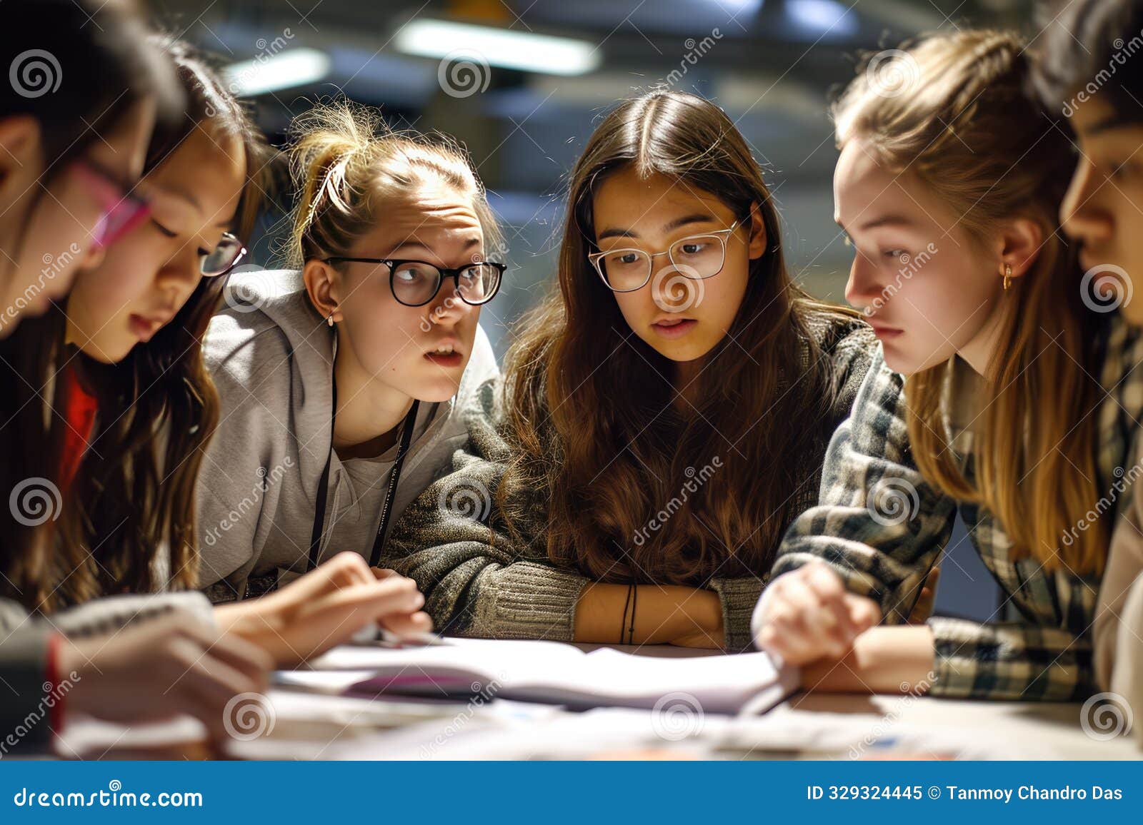 Teachers and Students Jointly Solving a Complex Problem, Ai Generated ...