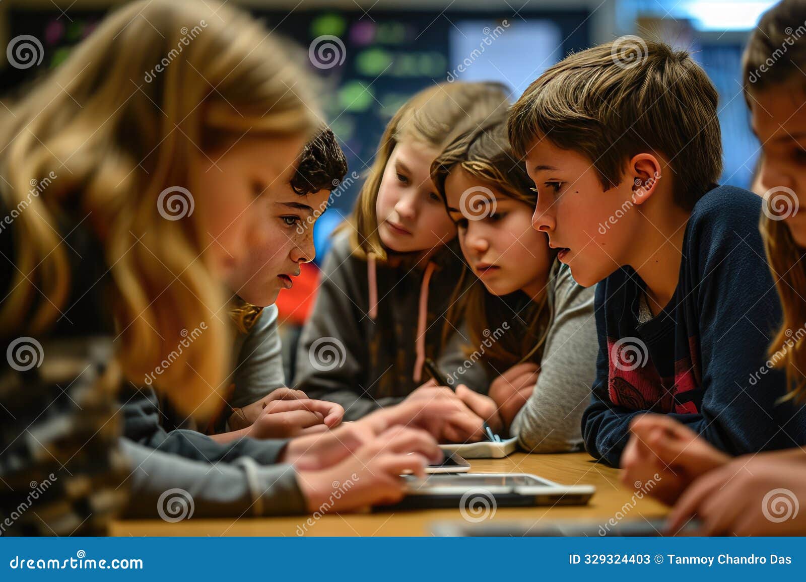 Teachers and Students Jointly Solving a Complex Problem, Ai Generated ...