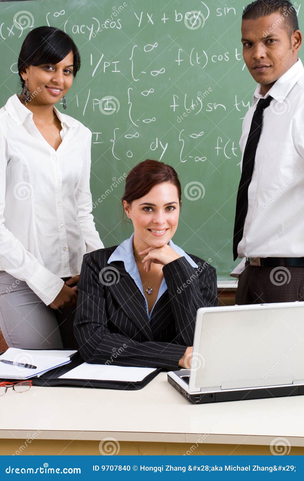 Teachers team stock photo. Image of group, chalk, elegant - 9707840