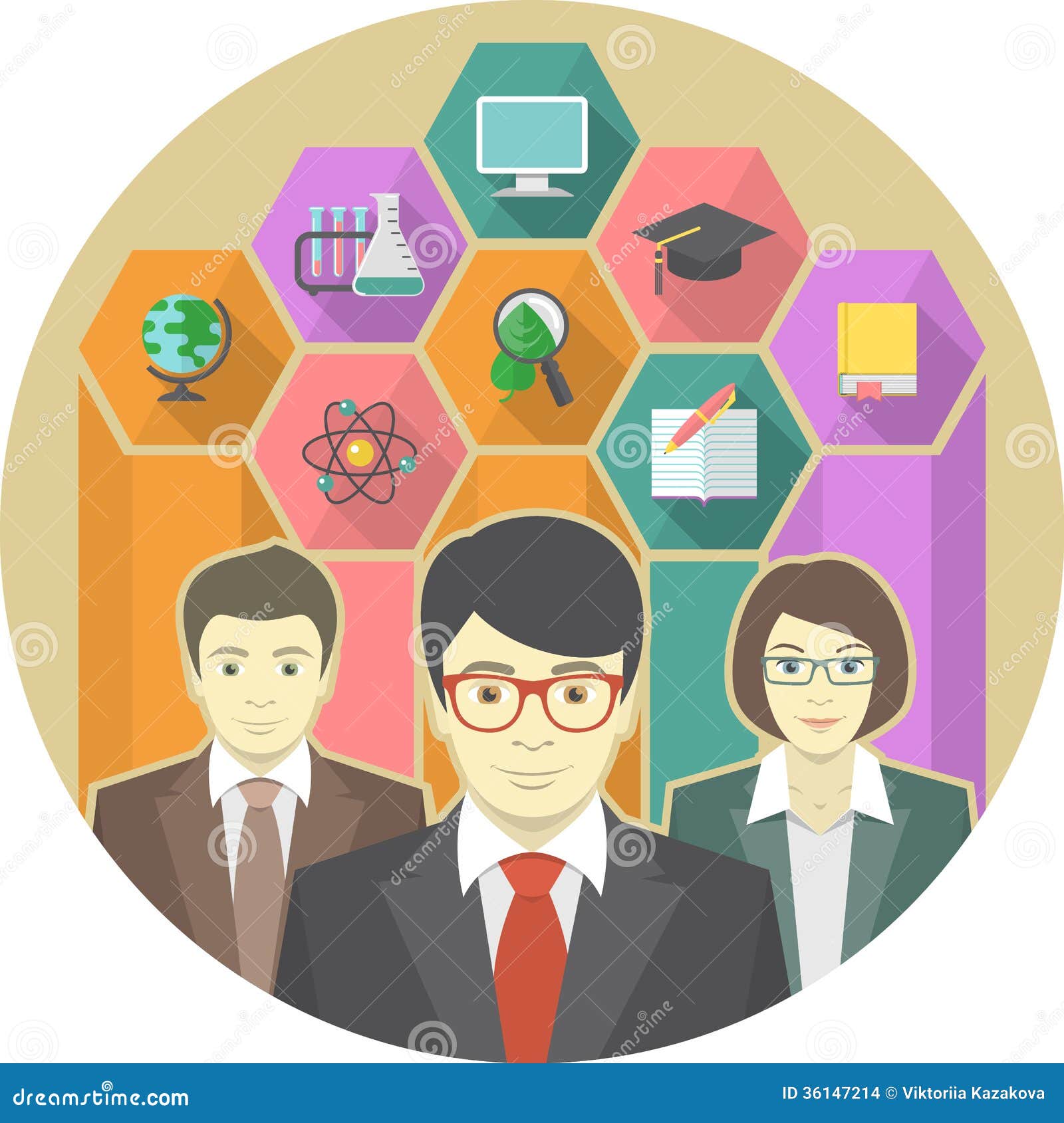 Teachers Team stock vector. Illustration of collaboration - 36147214