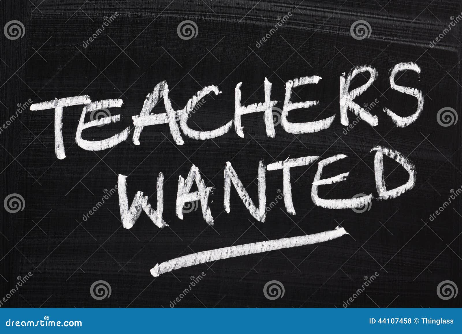 Teachers Wanted stock photo. Image of message, educators - 44107458