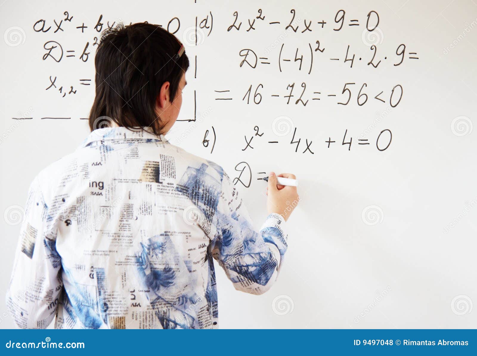 Teaching algebra stock photo. Image of math, beard, education - 9497048